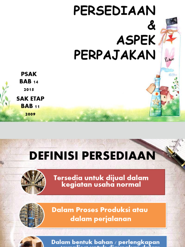 Bahan Ajar Persediaan | PDF