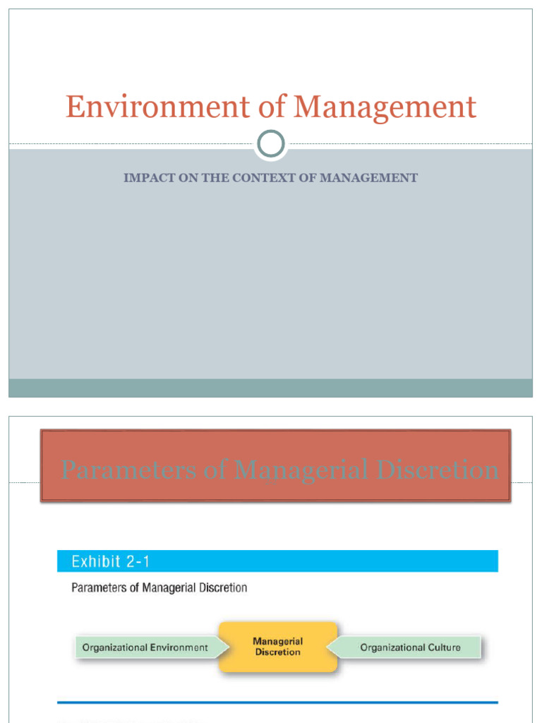 Environment of Management | PDF