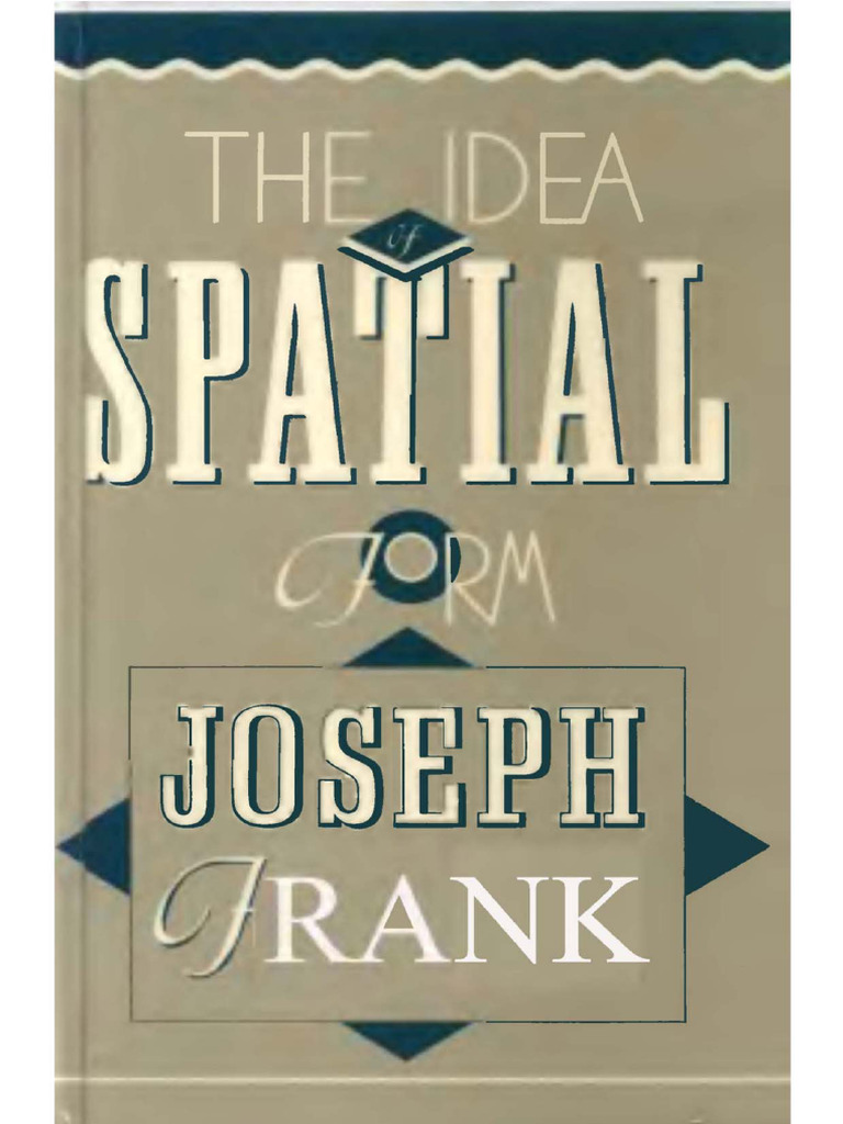 idea of spatial form by Joseph Frank | PDF
