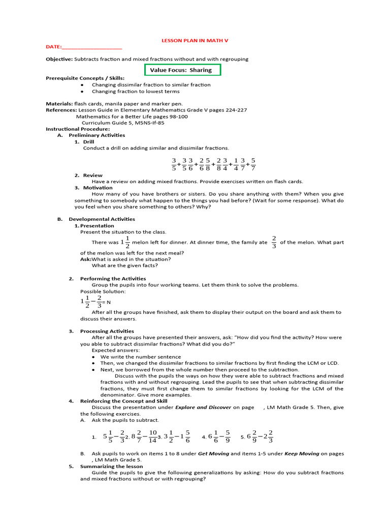LP Math Week 6 | PDF