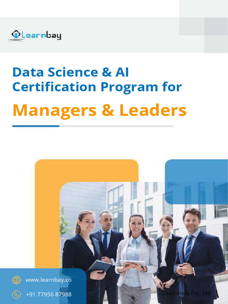Data Science & AI Certification Program For Managers & Leaders Learnbay | PDF