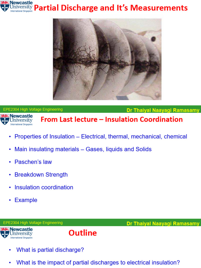 EPE2304 Partial Discharge Measurements | PDF