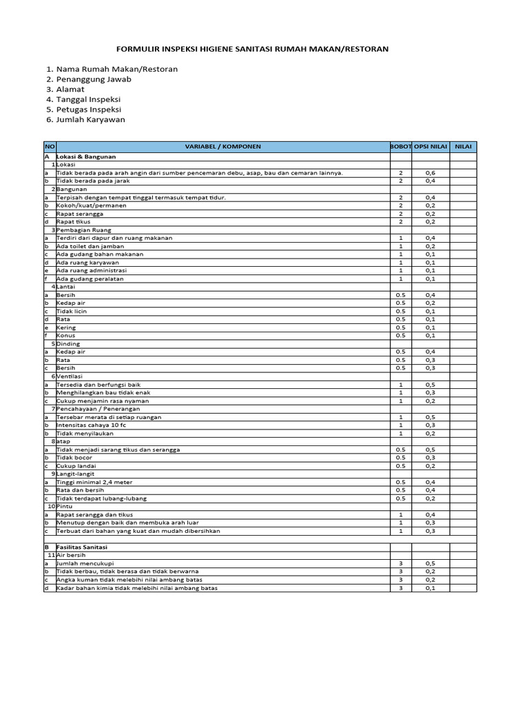 Form Ikl TPM | PDF