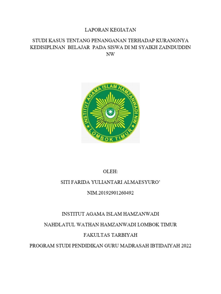 Laporan Kegiatan PPLK | PDF