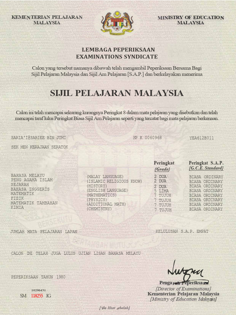 SPM 1980 | PDF