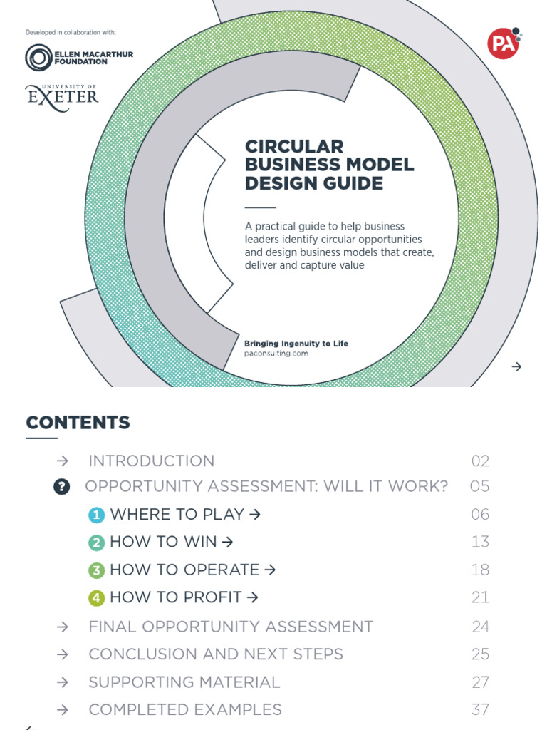Circular Business Model Design Guide | PDF