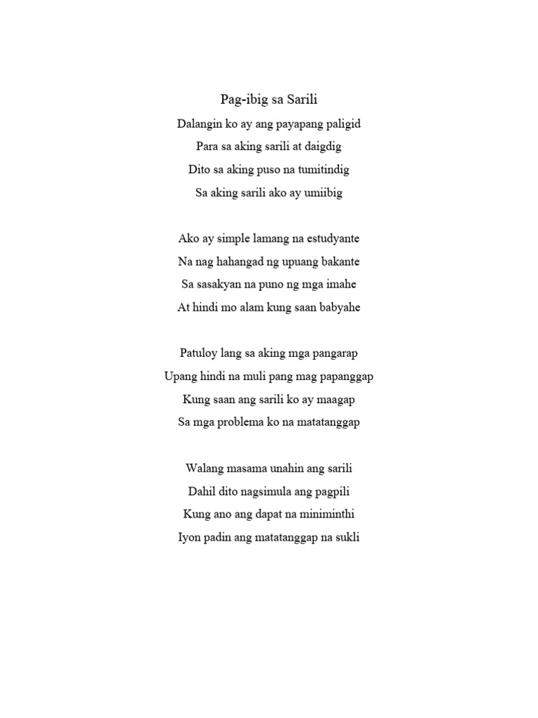 Tula Filipino | PDF