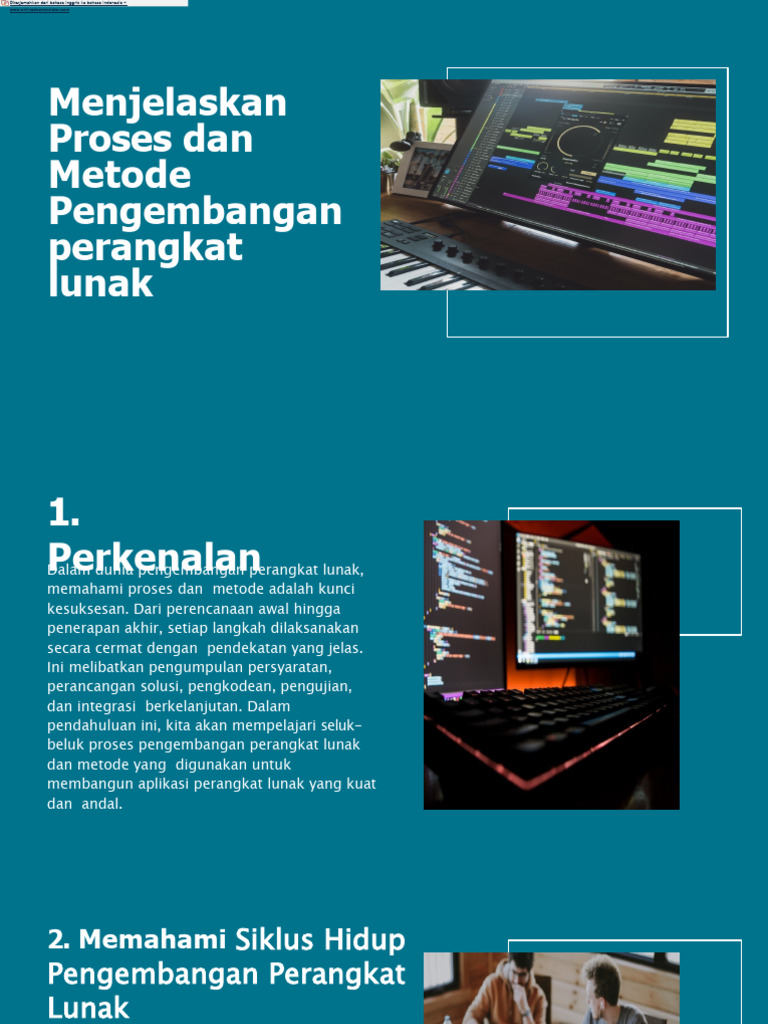 Proses Dan Metode Pengembangan Perangkat Lunak | PDF