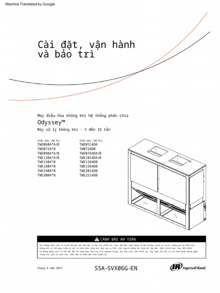 Evaporadora TWE - IOM (Inglés) | PDF Evaporadora TWE - IOM (Inglés) | PDF