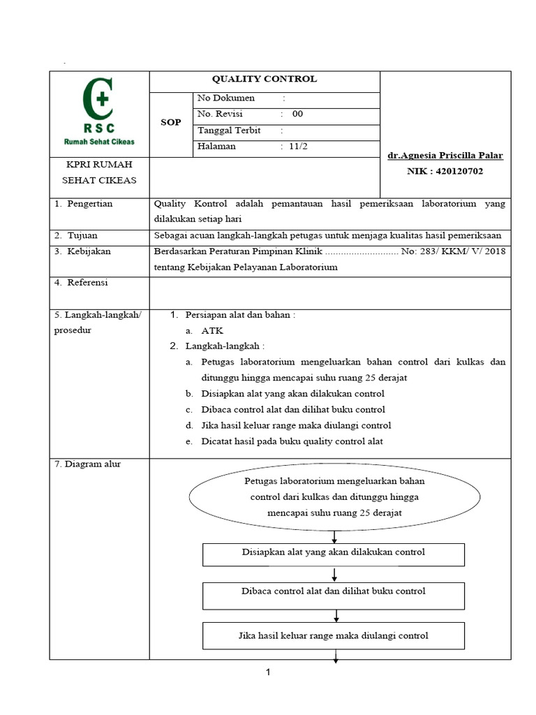 Spo Quality Kontrol | PDF