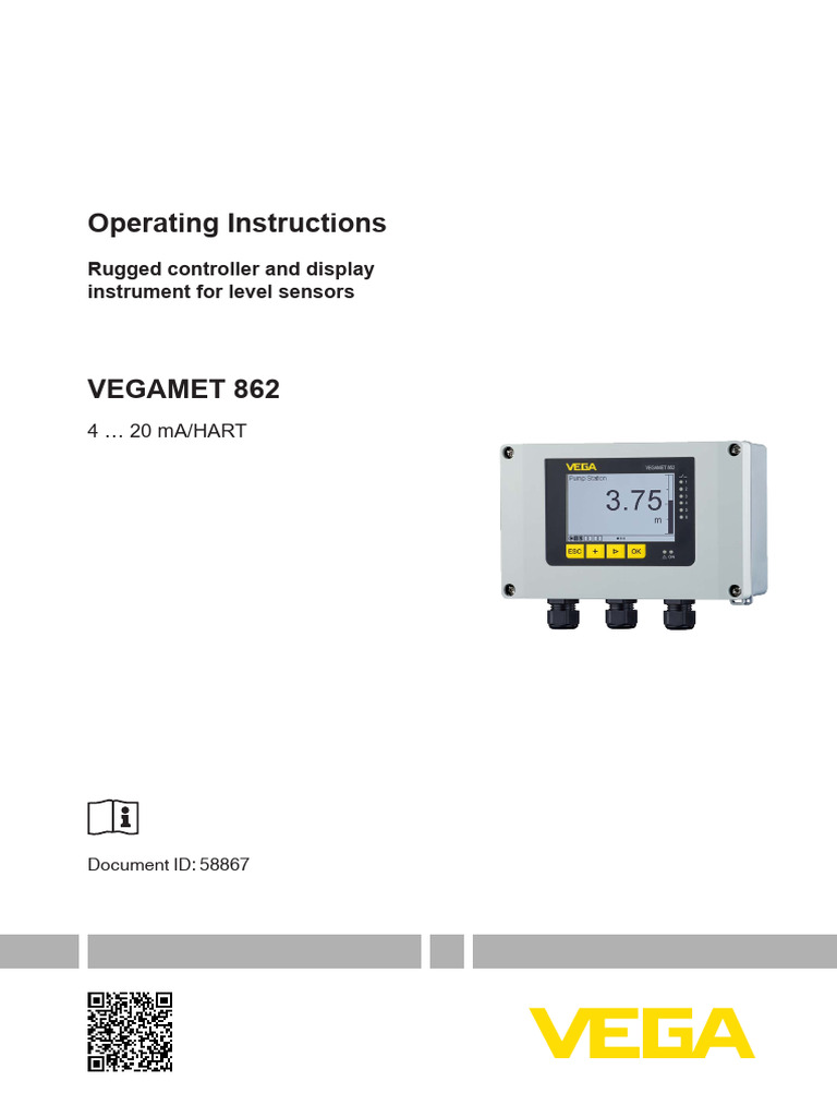 Vegamet 862-4-20ma Hart | PDF