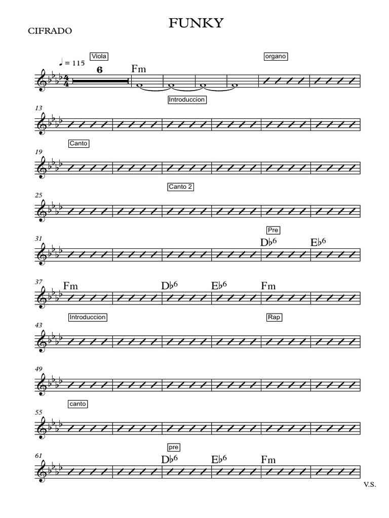 Charly Garcia - FUNKY - CIFRADO | PDF