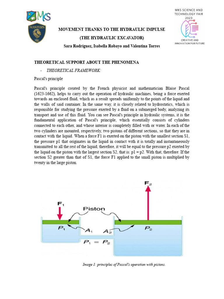 (The Hydraulic Excavator) PDF | PDF | Physical Sciences | Mechanical Engineering