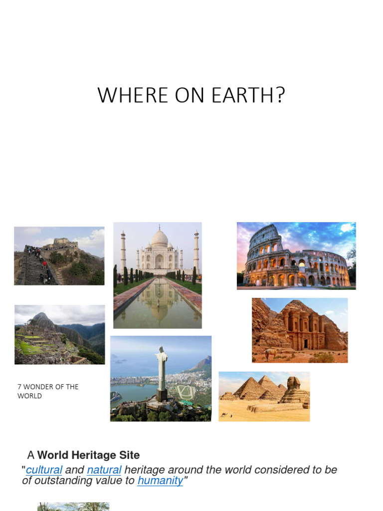 Where On Earth | PDF