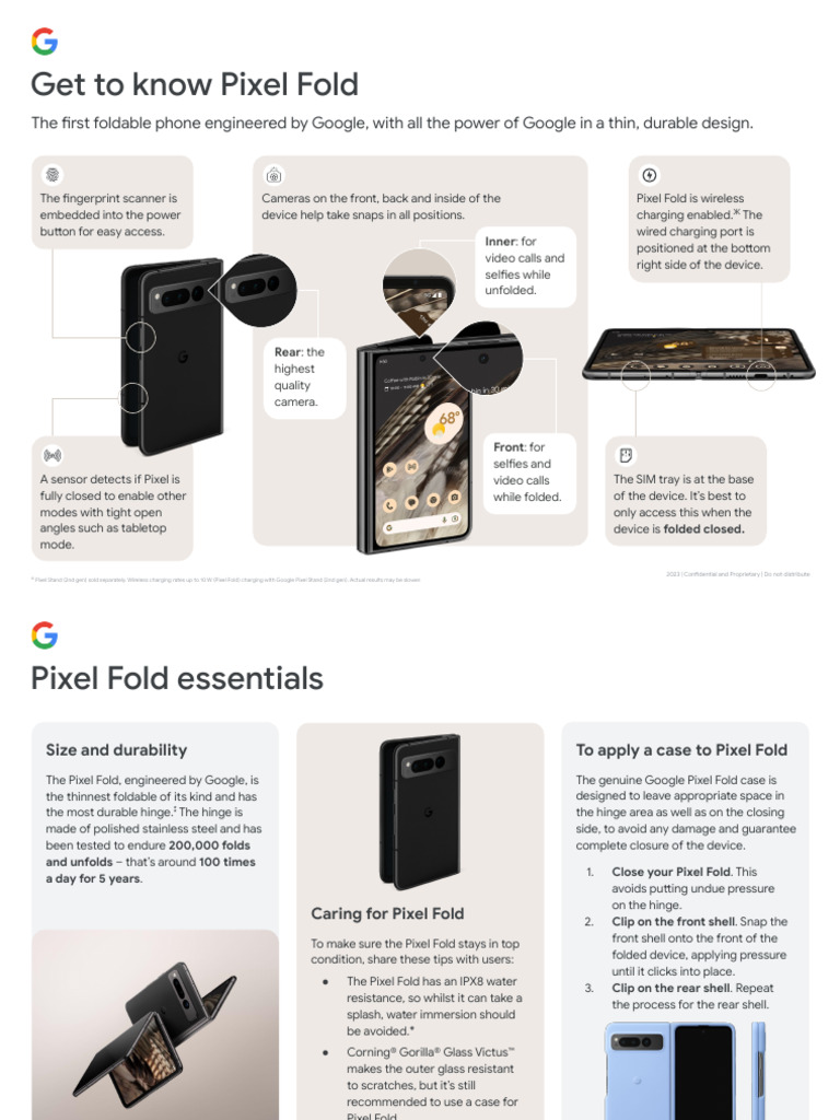 Pixel Fold Get To Know Pixel Fold en Us | PDF