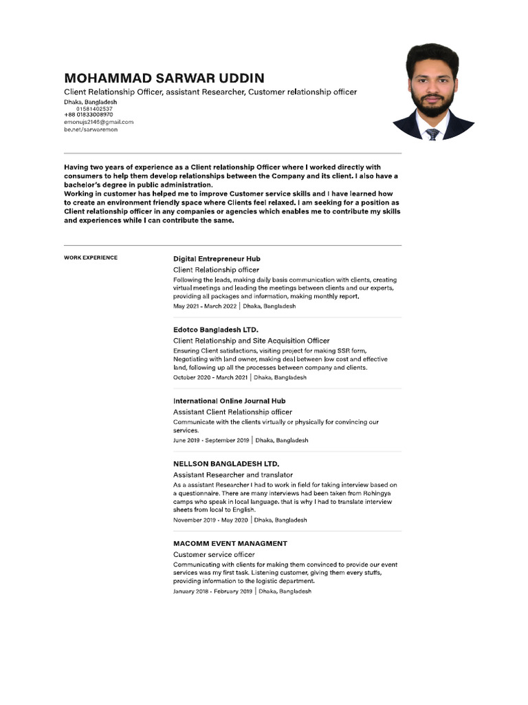 Mohammad Sarwar Uddin | PDF