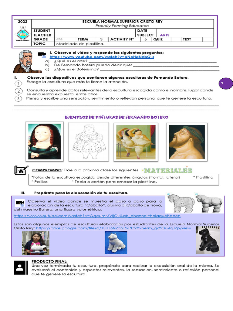 A. 6 Arts. FERNANDO BOTERO | PDF