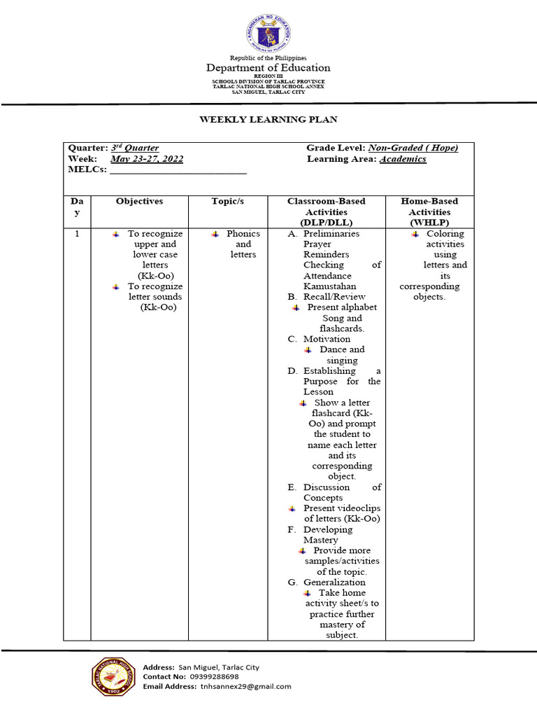 WLP May 23-27 Nhel | PDF