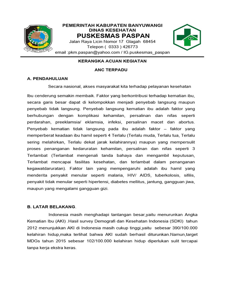 Kak Anc Terpadu | PDF