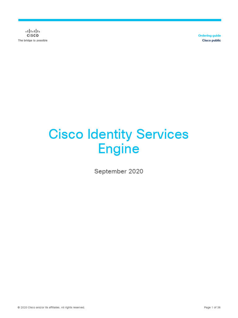 Cisco ISE Ordering and Use Cases Guide | PDF