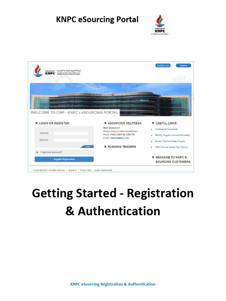 GettingStarted Registration and Authentication | PDF