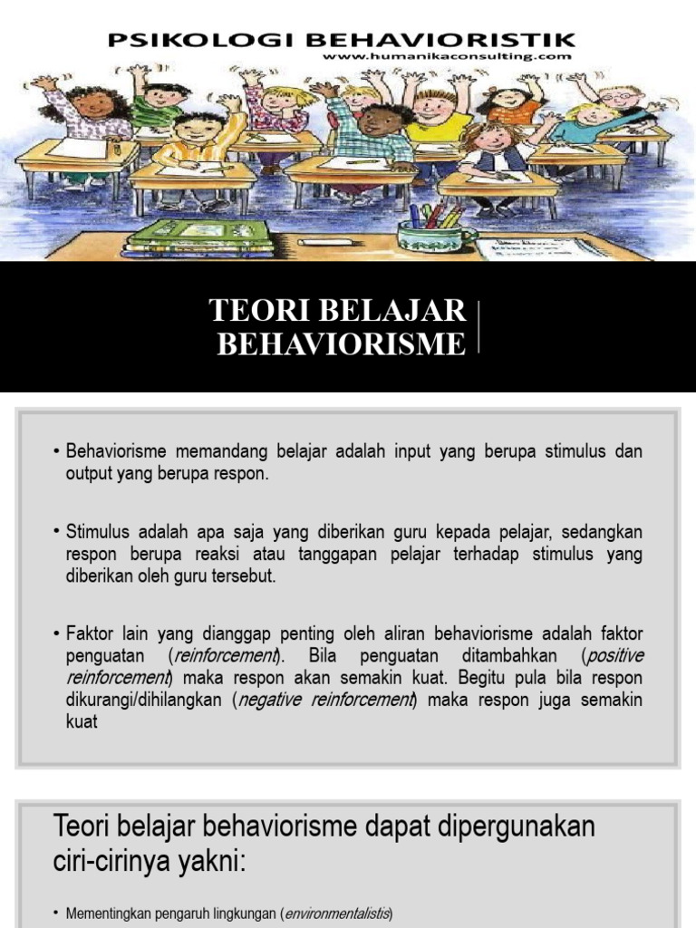 1 Behaviorisme Muh Hamkah | PDF