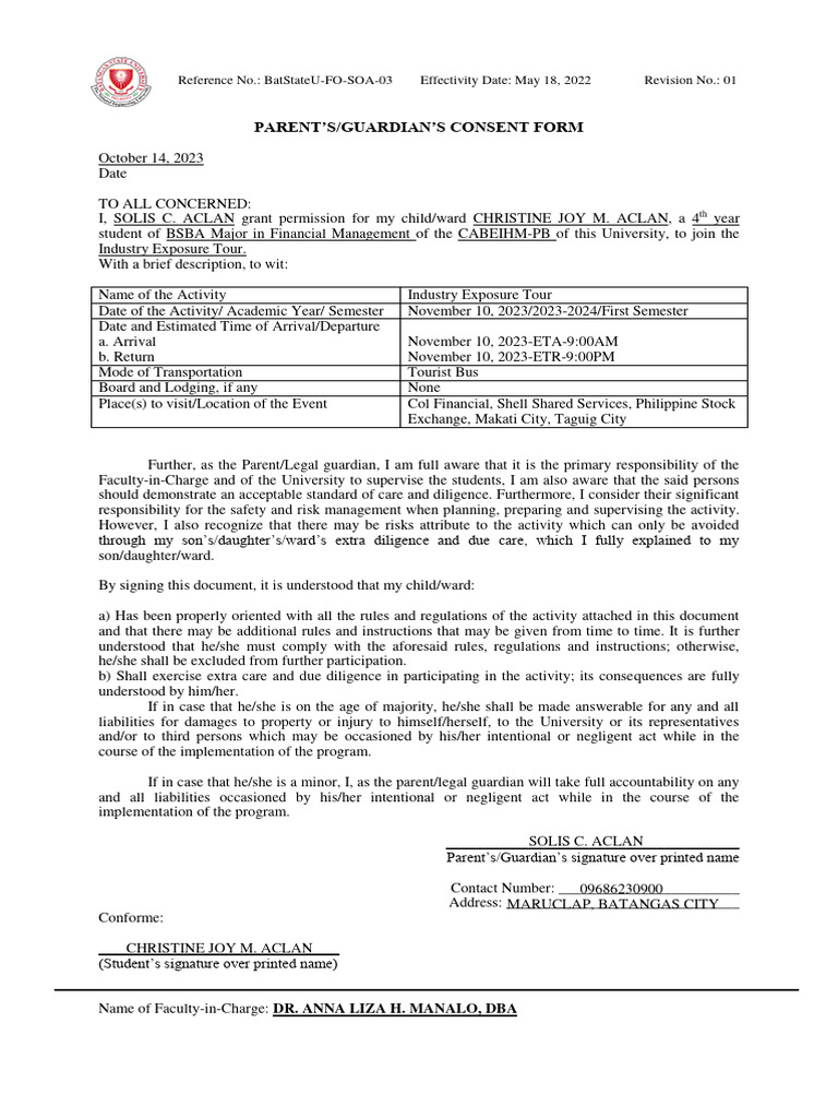 Aclan - Waiver | PDF