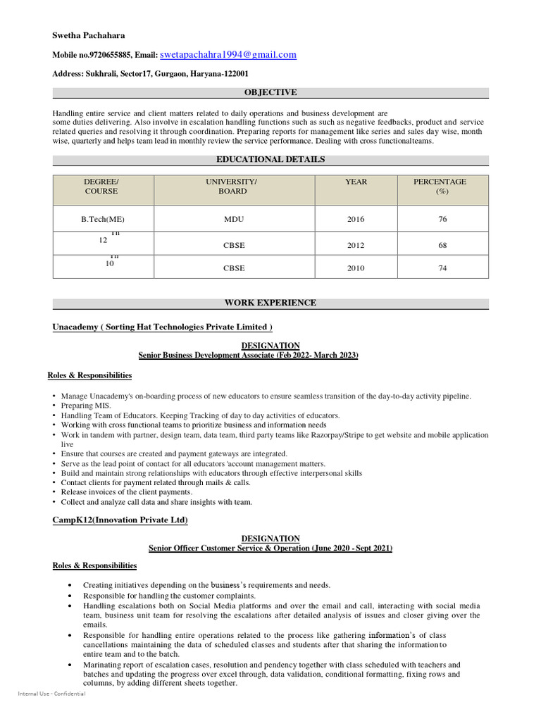 Swetha Pachahara | PDF