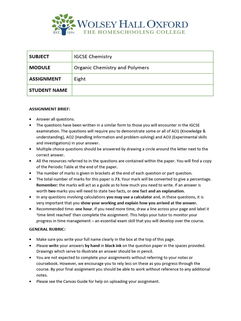 (A08) IG Chemistry | PDF