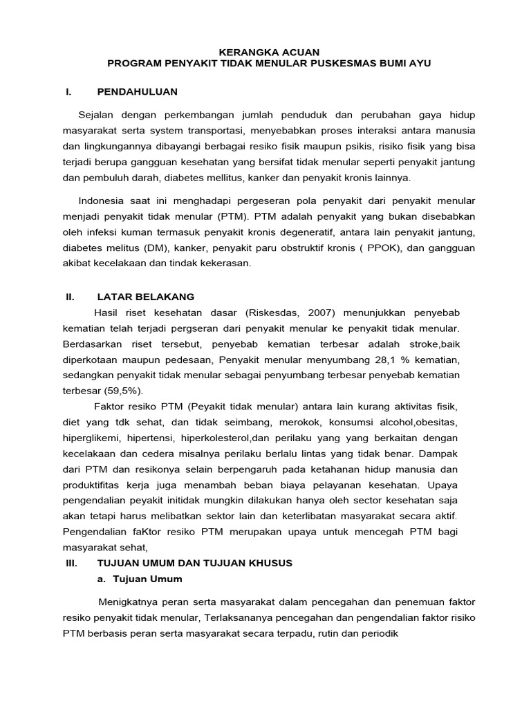 2.6.5.b 2. KAK PELAYANAN UKM P2 PTM | PDF | Sains & Matematika