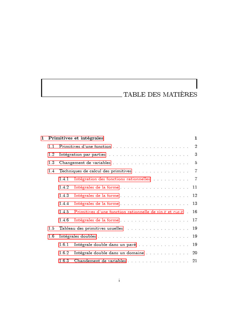 Primitives et intégrales : Techniques et théorèmes | PDF
