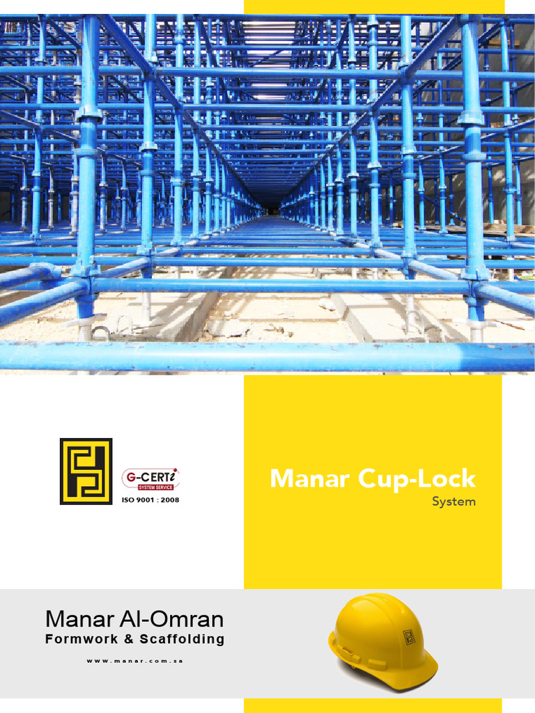 Manar Cup Lock System | PDF | Scaffolding | Civil Engineering