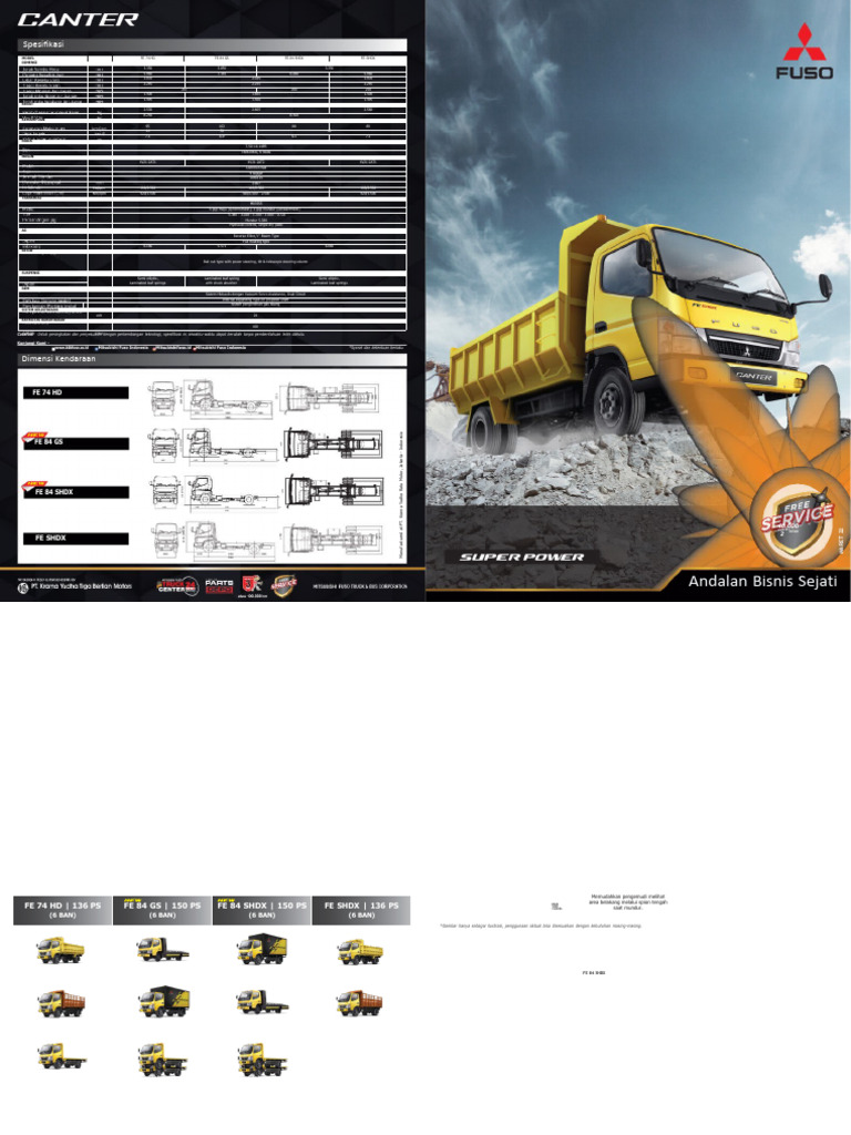 Canter FE SHDX - Brosur | PDF