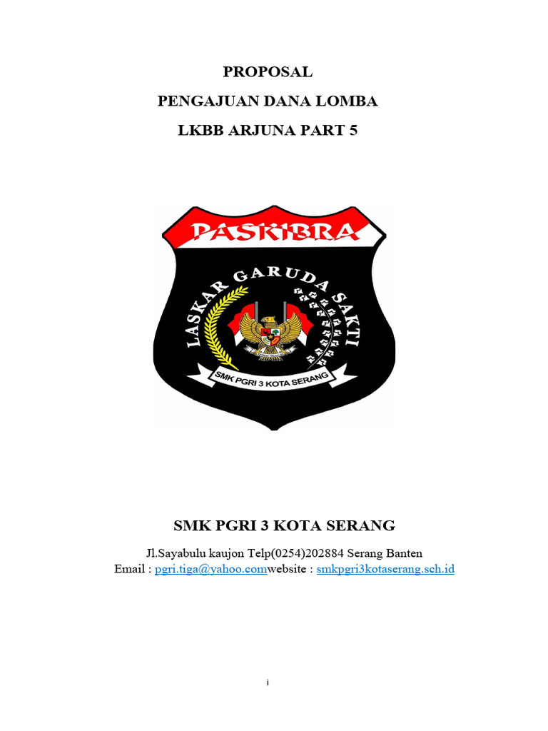 Proposal Lomba LKBB Arjuna | PDF