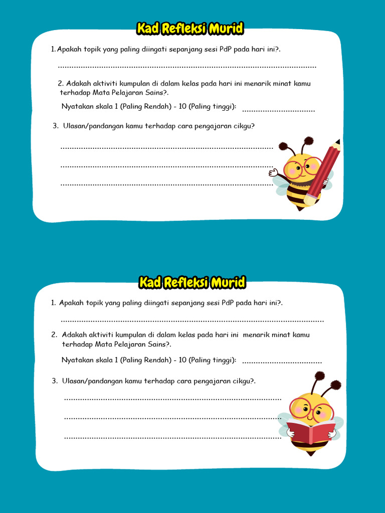 Kad Refleksi | PDF | Seni