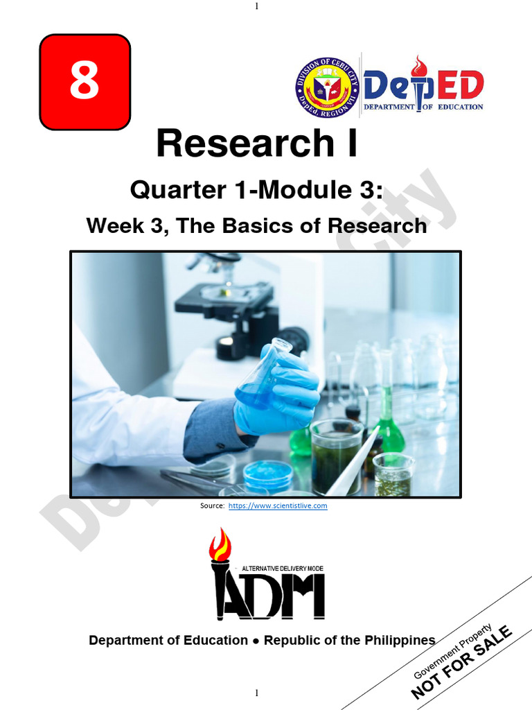 Q1 Wk3 Module3 Research-1 SSPElective | PDF
