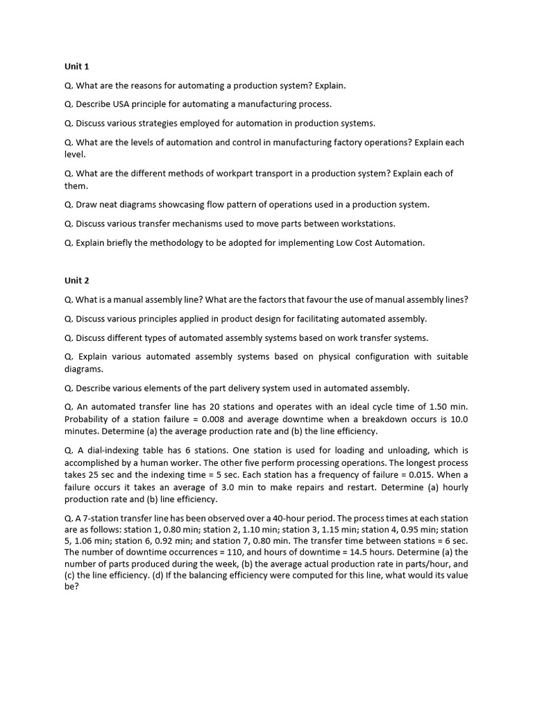 Practice Questions - FMS | PDF