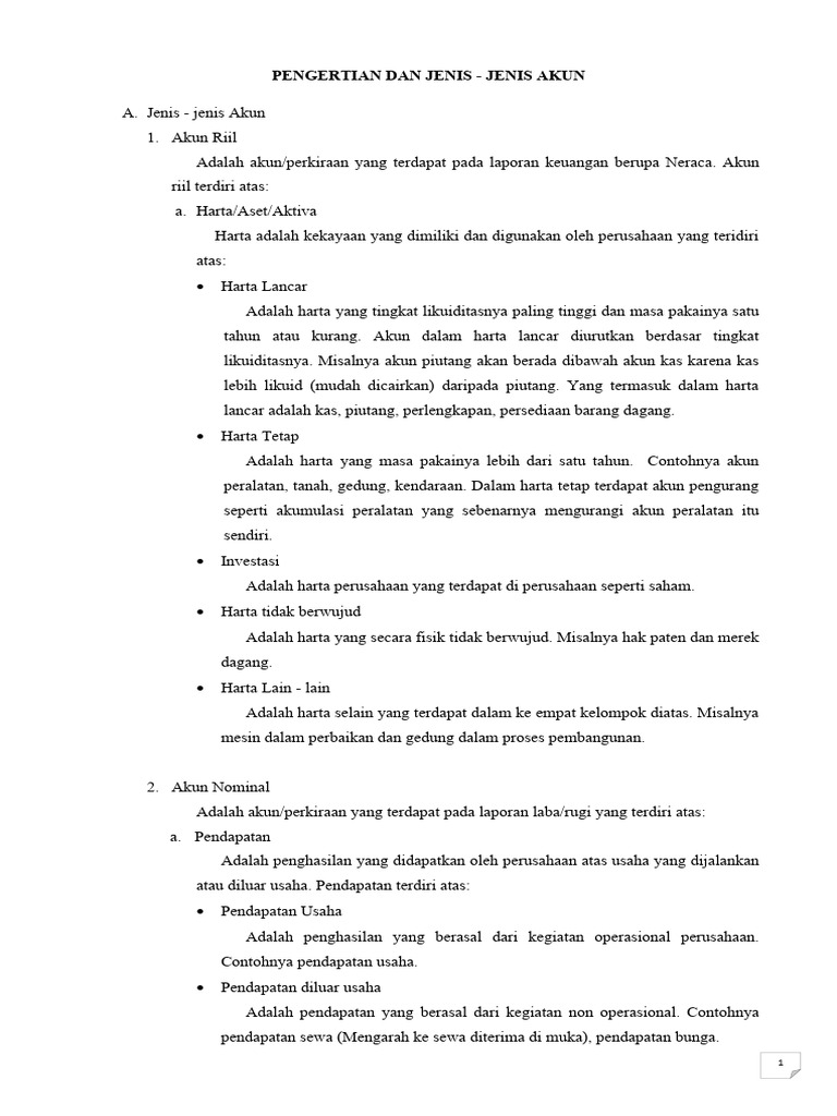 Pengertian - Dan - Jenis - Jenis - Akun Riil, Nominal Dan Sejarah ...