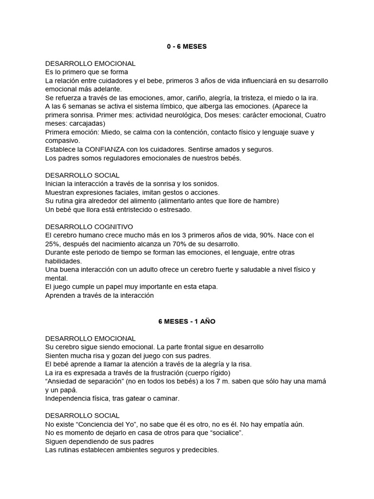 0 - 6 Meses | PDF