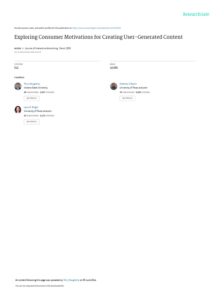 Konsepsi Interaction in 5 Dimention of Socmed MKT | PDF