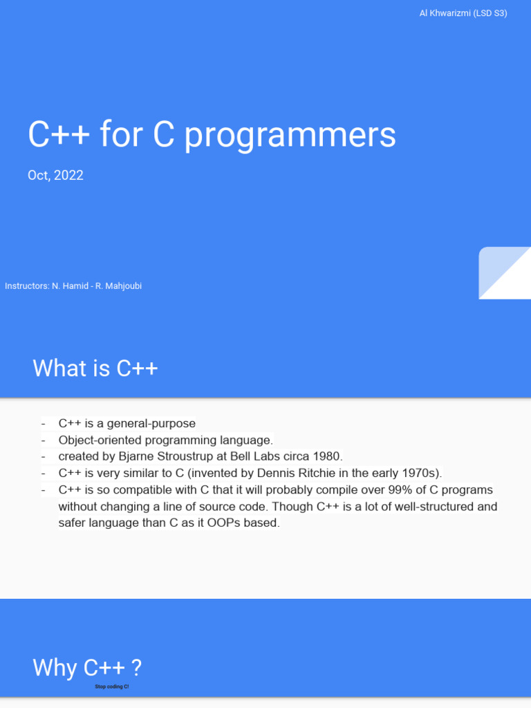 lsd2 - CPP - Course - Copie | PDF | C++ | Pointer (Computer Programming)