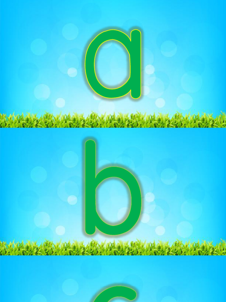 KAD HURUF KECIL A-Z | PDF