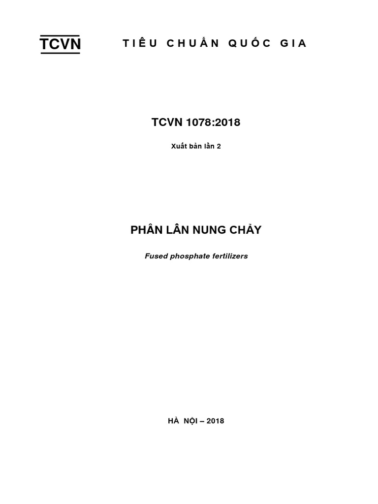 TCVN 1078-2018 | PDF