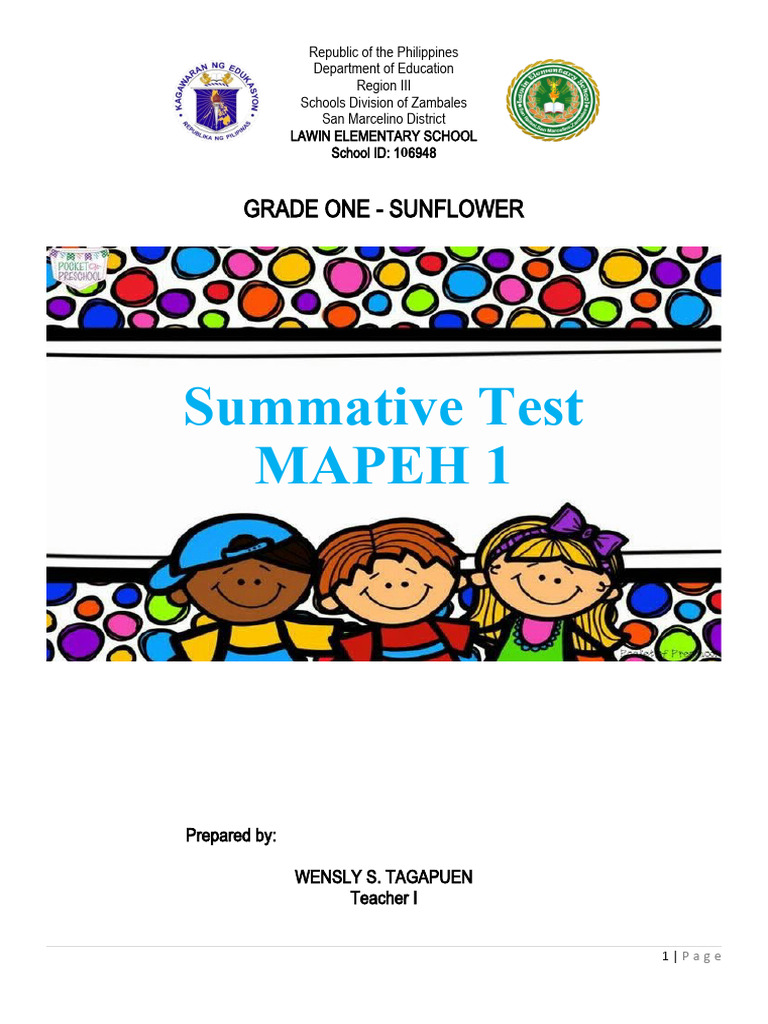 Mapeh Summative | PDF