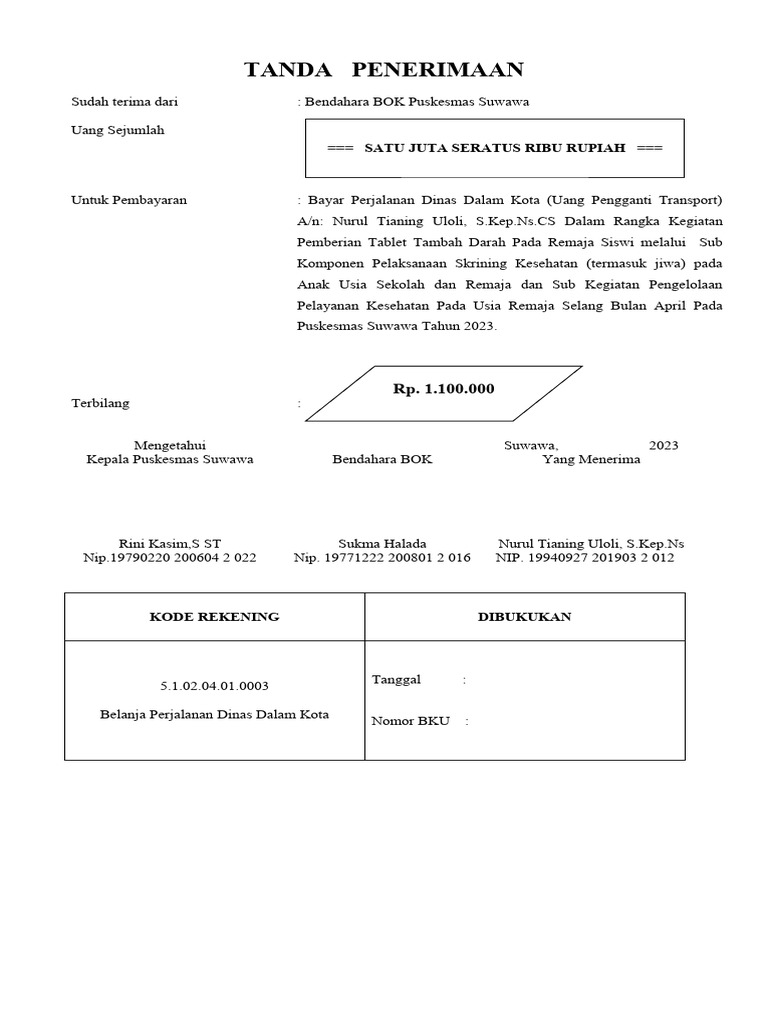 Laporan Hasil Kegiatan Ttd Apr Pdf