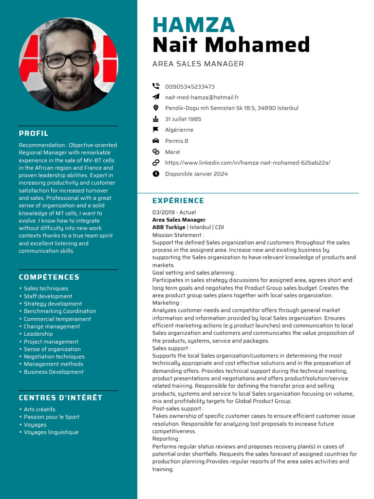 HAMZA NaitMohamed CV Eng | PDF