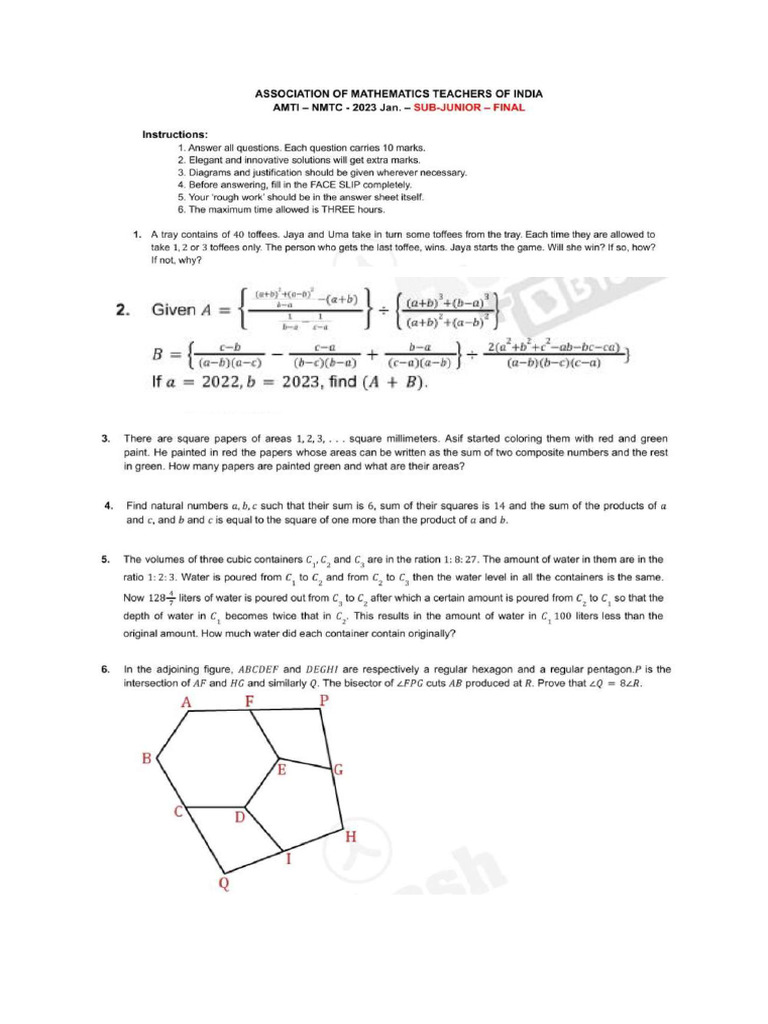 NMTC l2 Papers | PDF