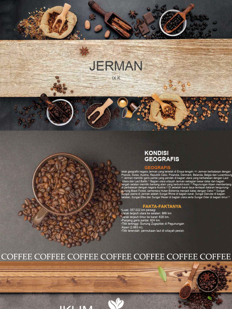Black Coffee Beans PowerPoint Templates | PDF