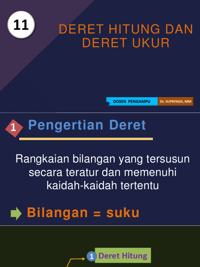 11 Deret Hitung Deret Ukur | PDF