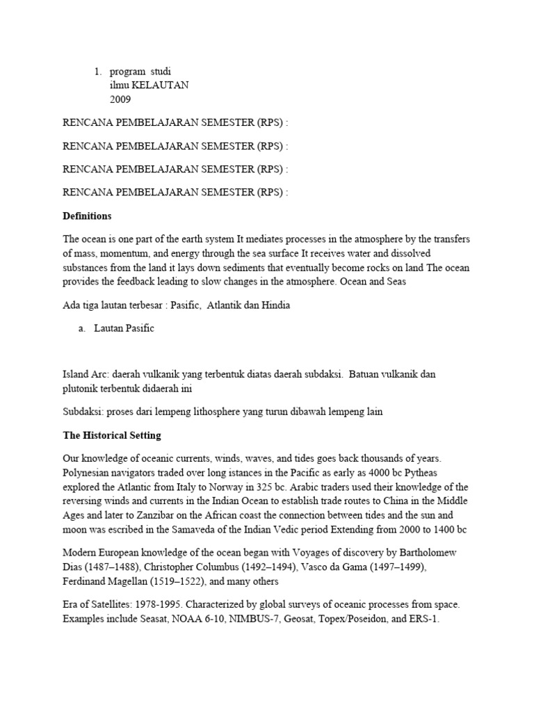 CTTN Oseanografi | PDF